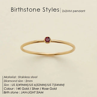January Birthstone Cute Ring Under $50 – Hunny Life