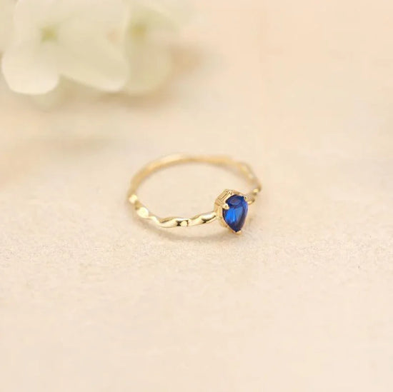 Japanese Light Jewelry Akado Sapphire Ring – Hunny Life