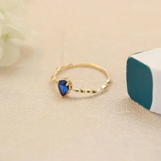 Japanese Light Jewelry Akado Sapphire Ring – Hunny Life