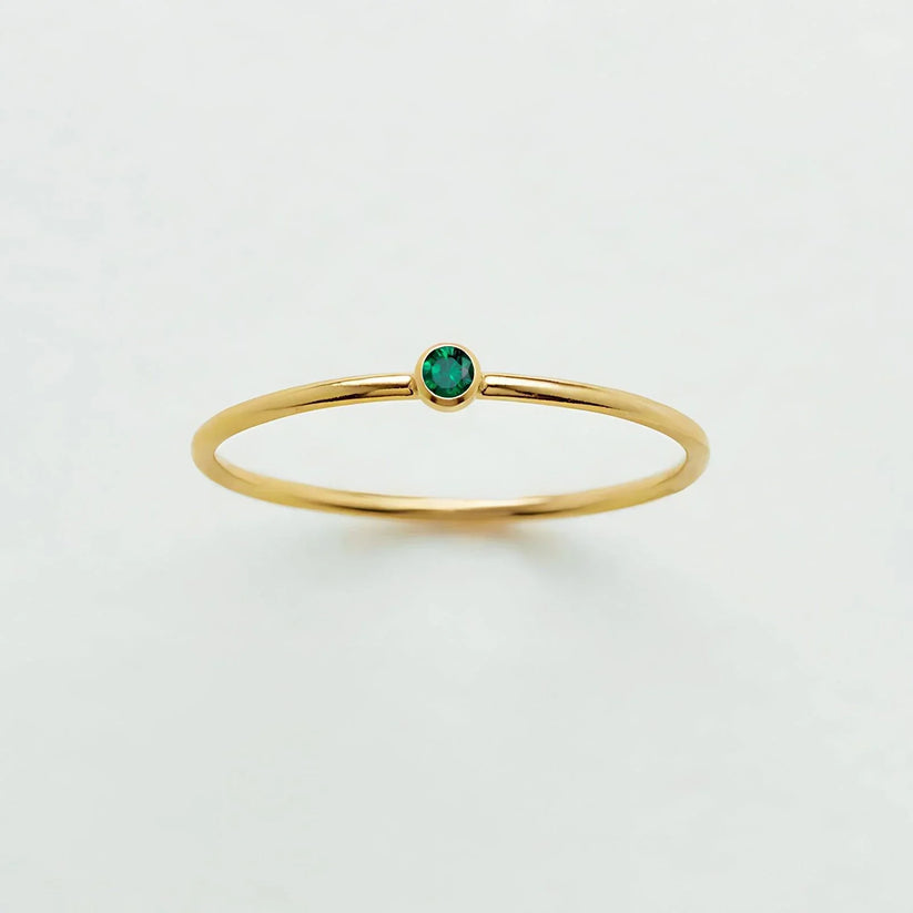 May Birthstone Cute Ring – Hunny Life