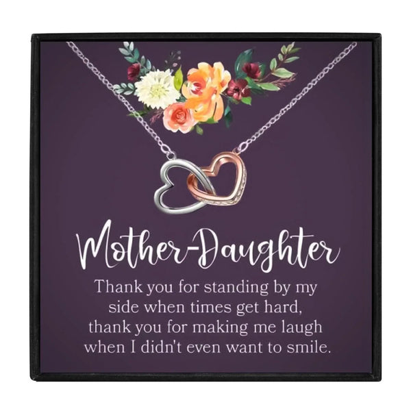 Mother Daughter Heart Necklace Gift Set - Custom Mother-Daughter ...