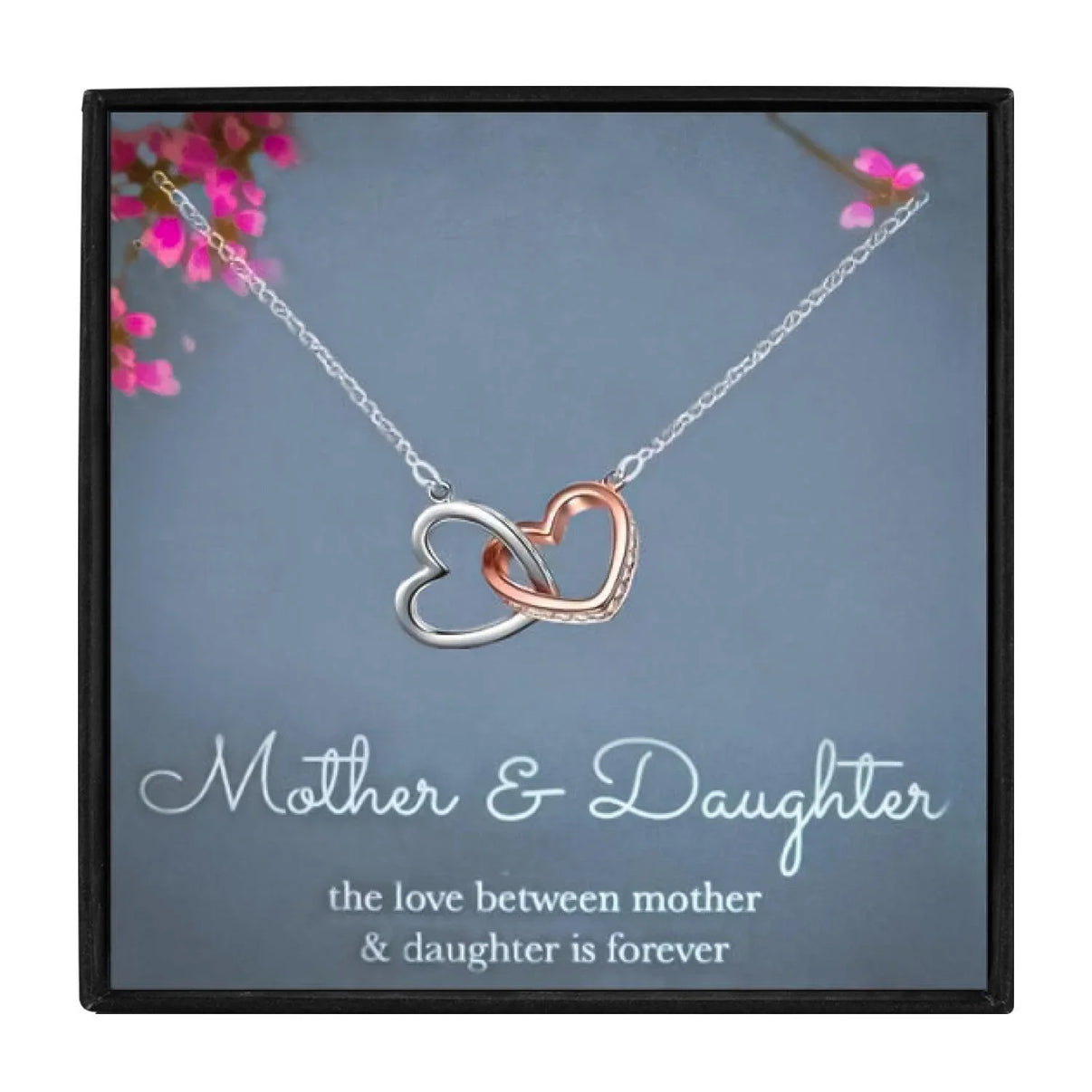 Mother Daughter Heart Necklace Gift Set - Custom Mother-Daughter ...