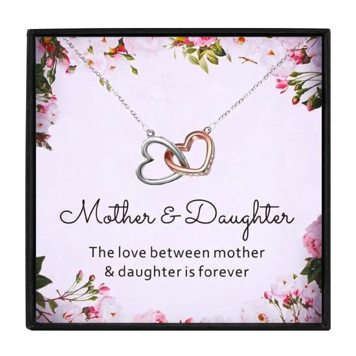 Mother Daughter Heart Necklace Gift Set - Custom Mother-Daughter ...