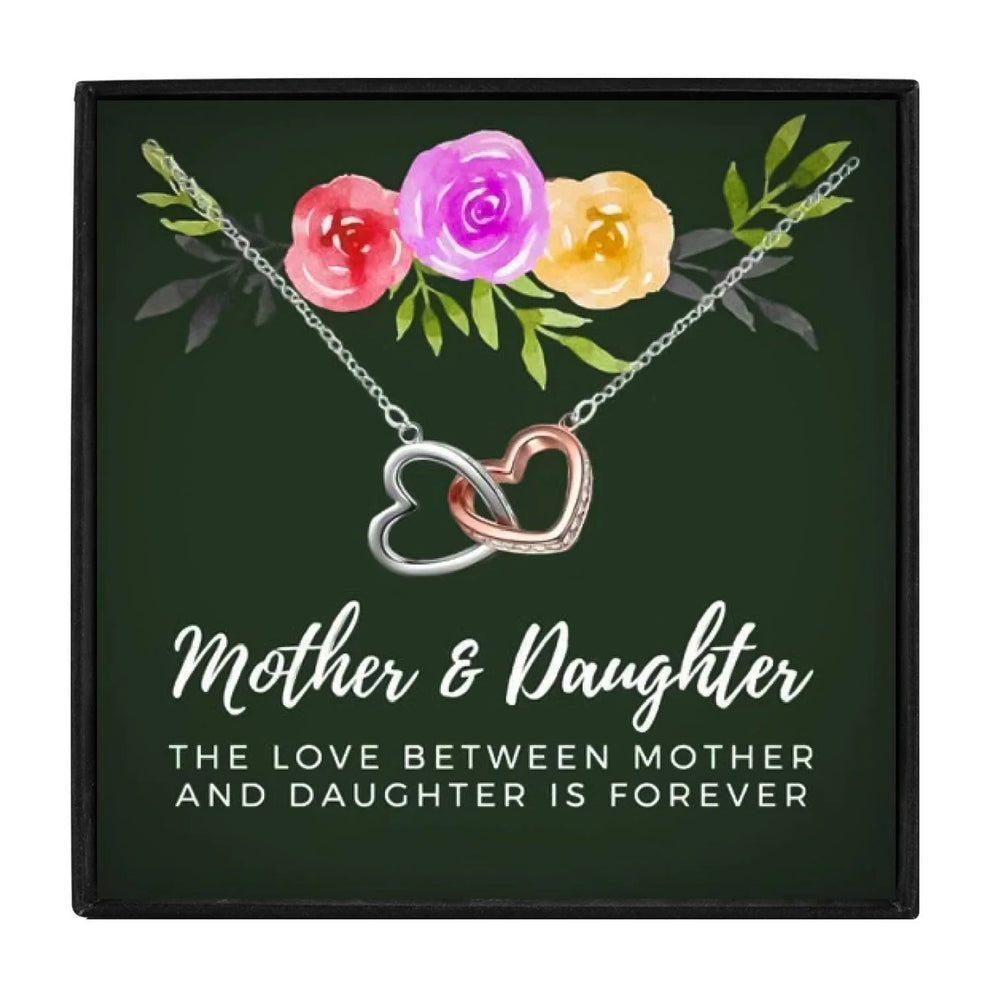 Mother Daughter Heart Necklace Gift Set - Custom Mother-Daughter ...