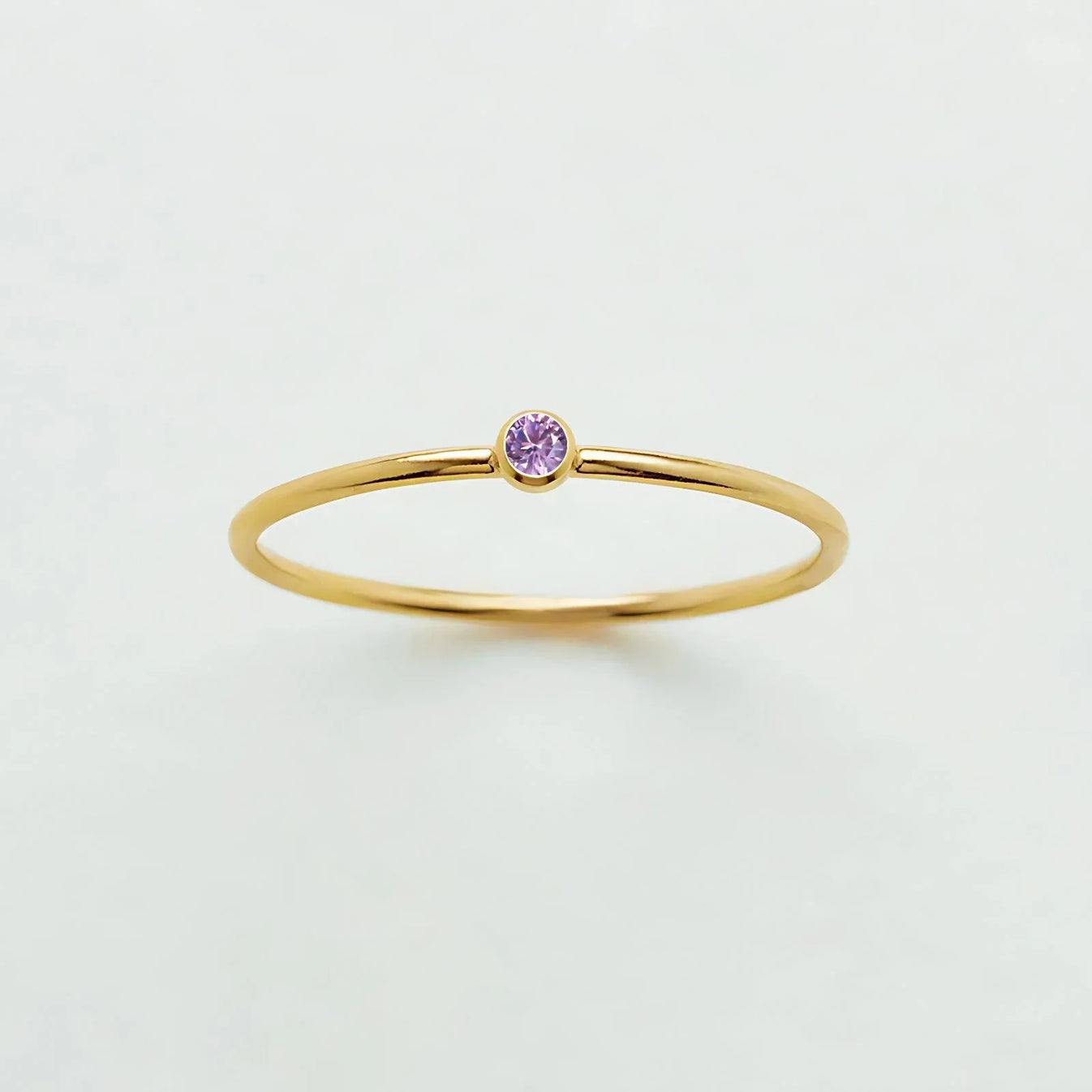 October Birthstone Cute Ring - Elegant Birthstone Ring – Hunny Life