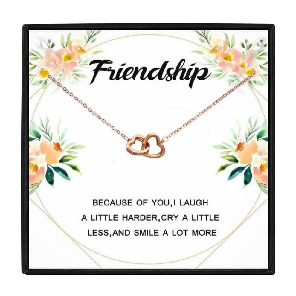 To My Bestie Best Friends Forever Necklace Gift Set - Custom Friendship ...