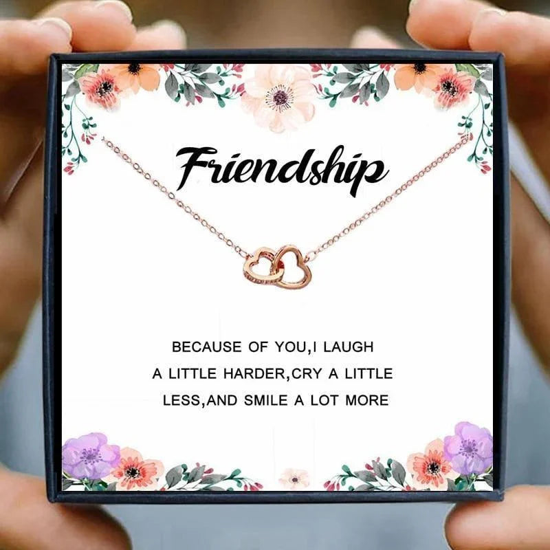 To My Bestie Best Friends Forever Necklace Gift Set - Custom Friendship ...