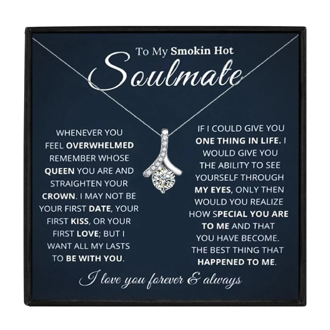To My Soulmate Necklaces With Heartfelt Gift Set – Hunny Life